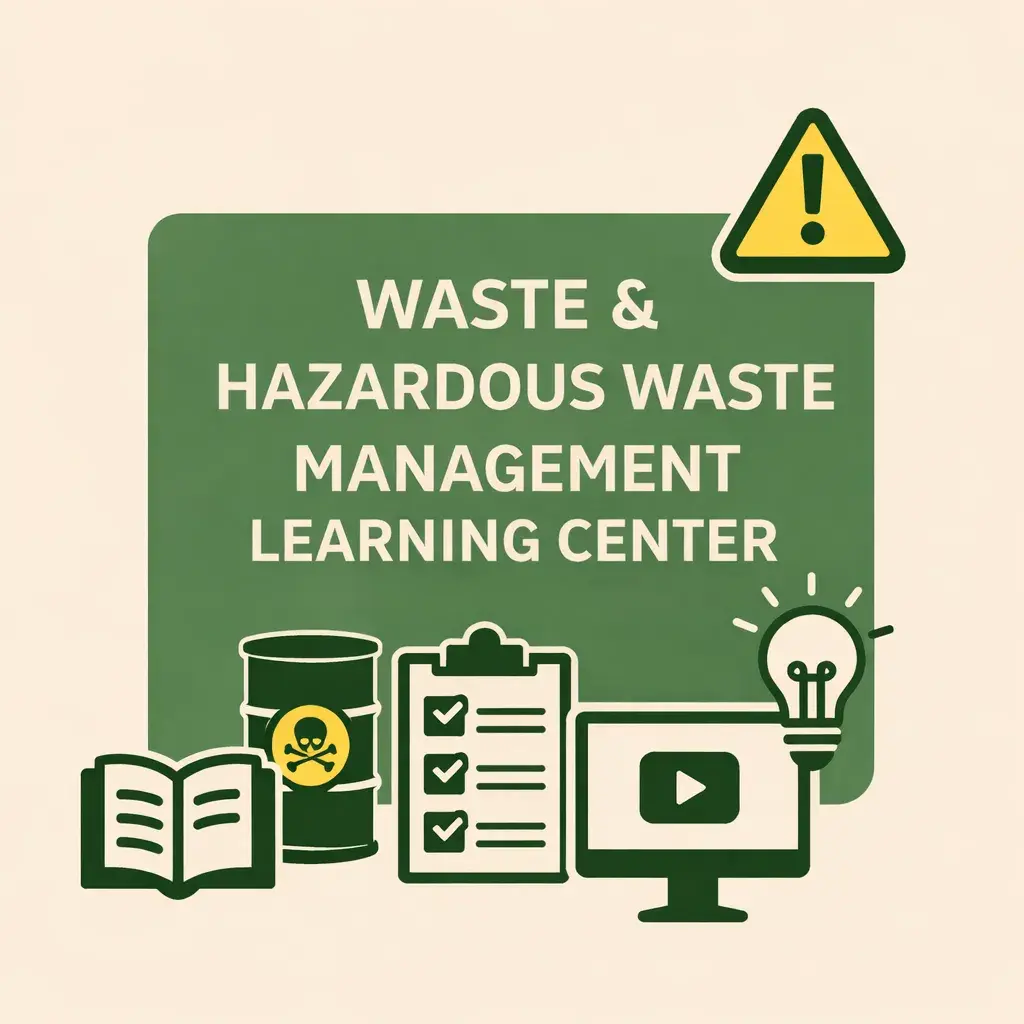 Waste & Hazardous Waste Learning Center: Guides, Tools & Resources from RMA